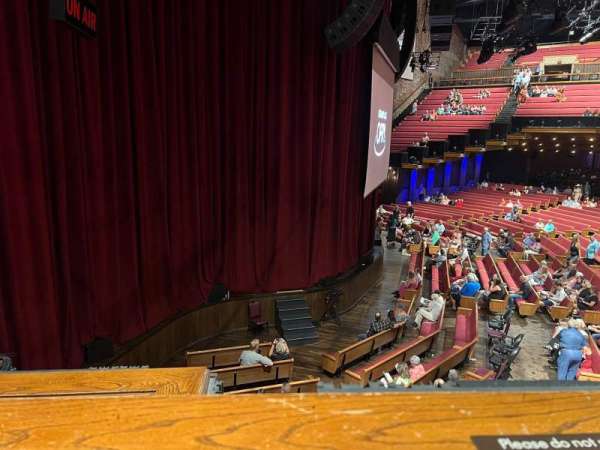 Grand Ole Opry Mezzanine Seats Seating Charts | Opry