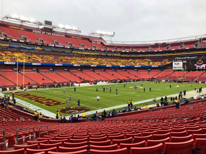 Fedex Field Seating Chart Virtual View