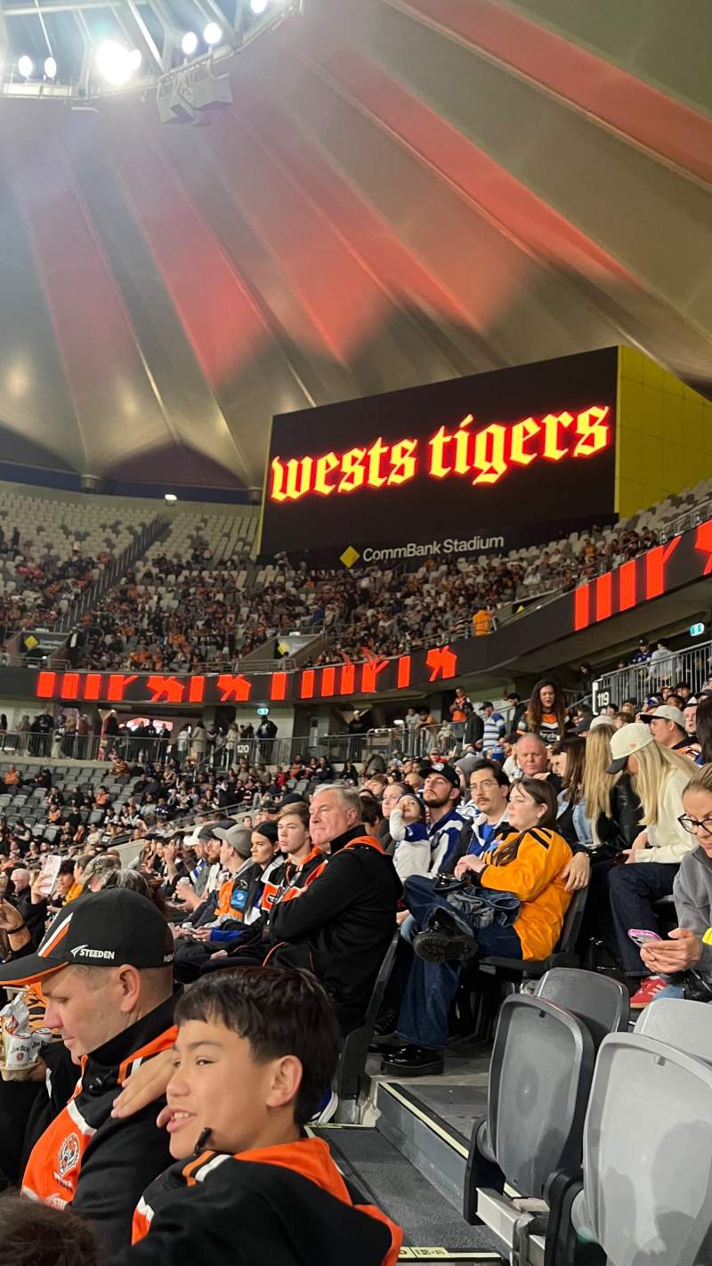 Can be in the shade during a day game at Commbank stadium. page1