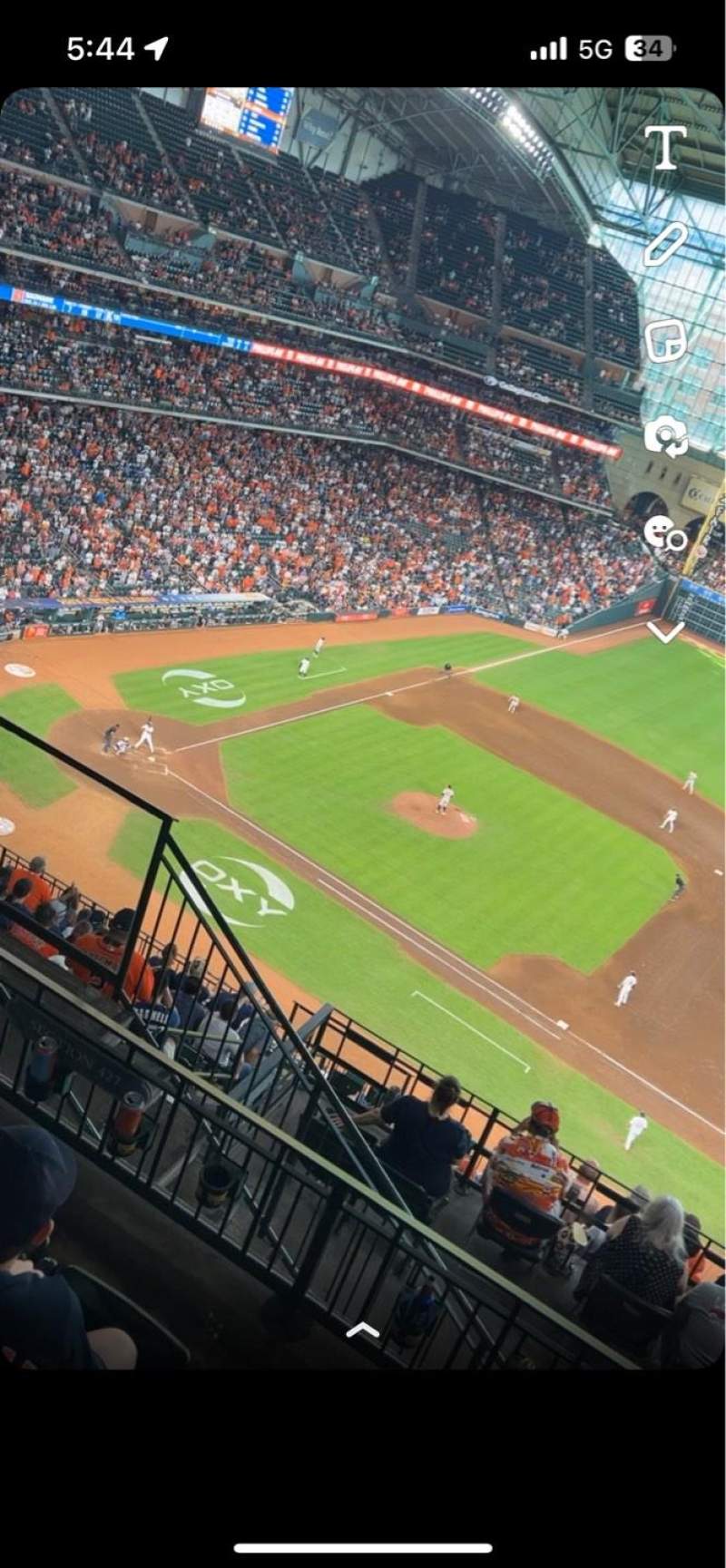 Daikin Park, section 427, row 4, seat 5 - Houston Astros