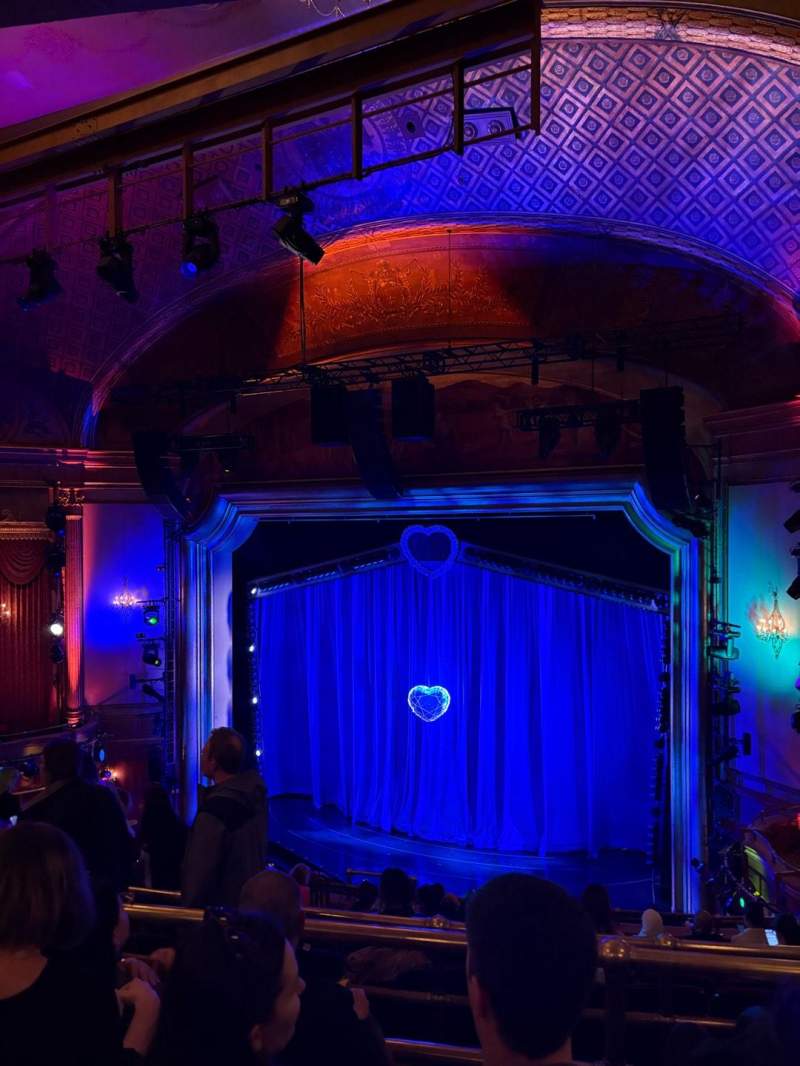 St. James Theatre, section Mezzanine R, row M, seat 18, page 1