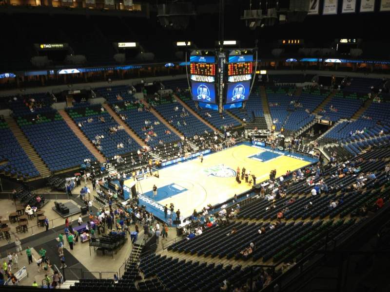 Target Center Seating Layout